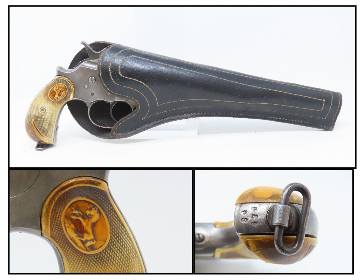 Colt Model 1878 Double Action Revolver with Holster 12.9 C&R Antique ...