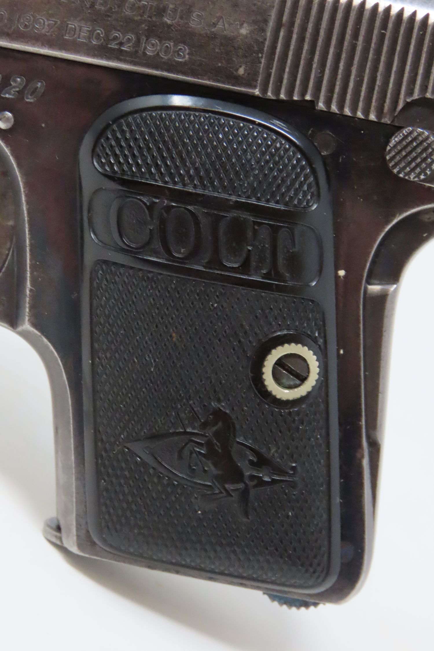 Early Production Colt Model 1908 Vest Pocket Pistol Orginal Box 10.26 C ...