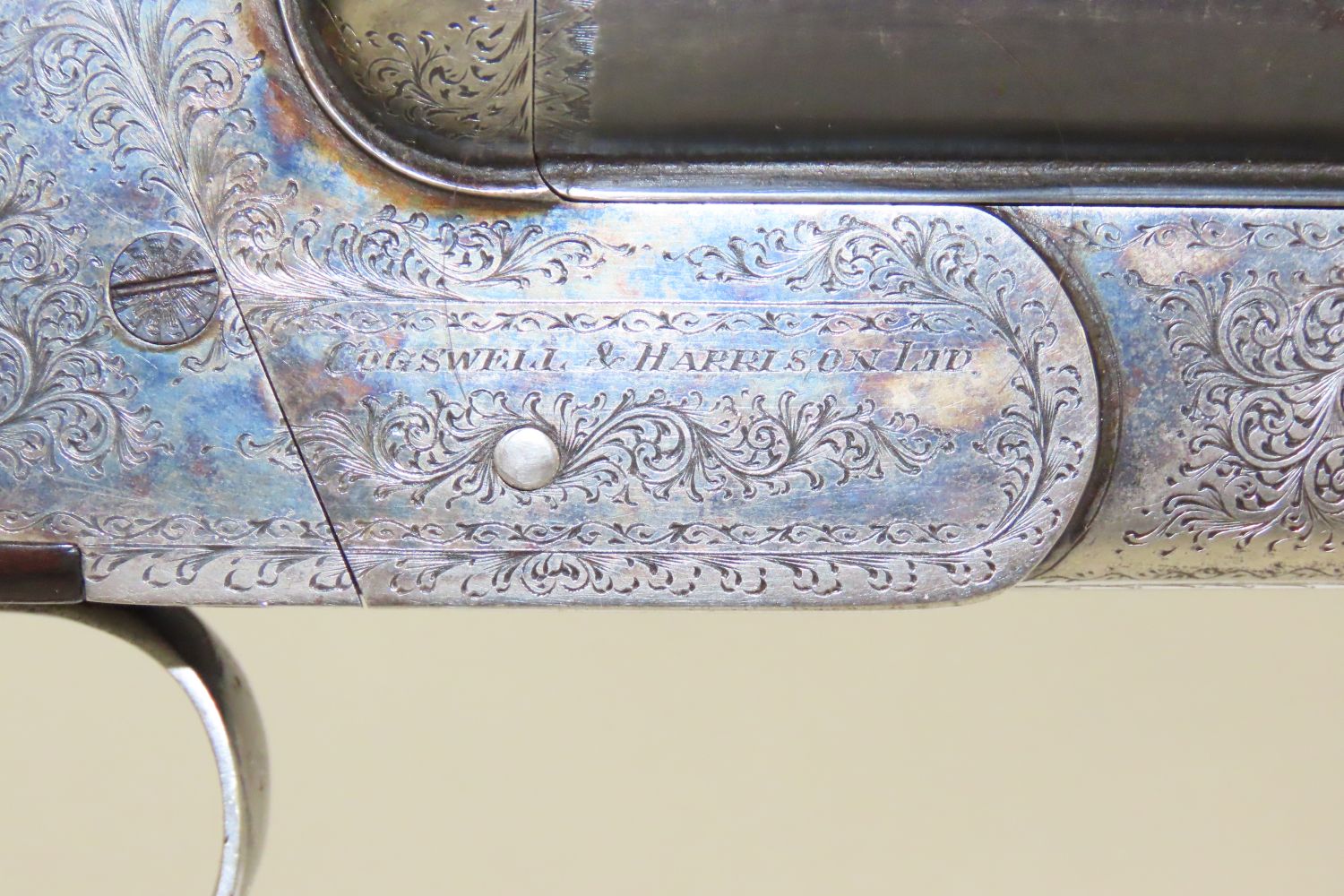 Engraved Cogswell & Harrison Side by Side Shotgun 11.12 C&R Antique015 ...