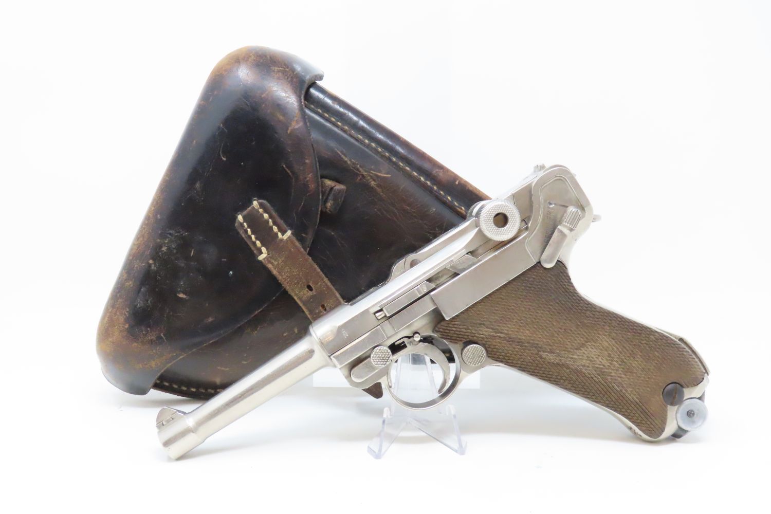 German Semi Automatic Pistol with Holster DWM Luger 11.24 C&R Antique ...