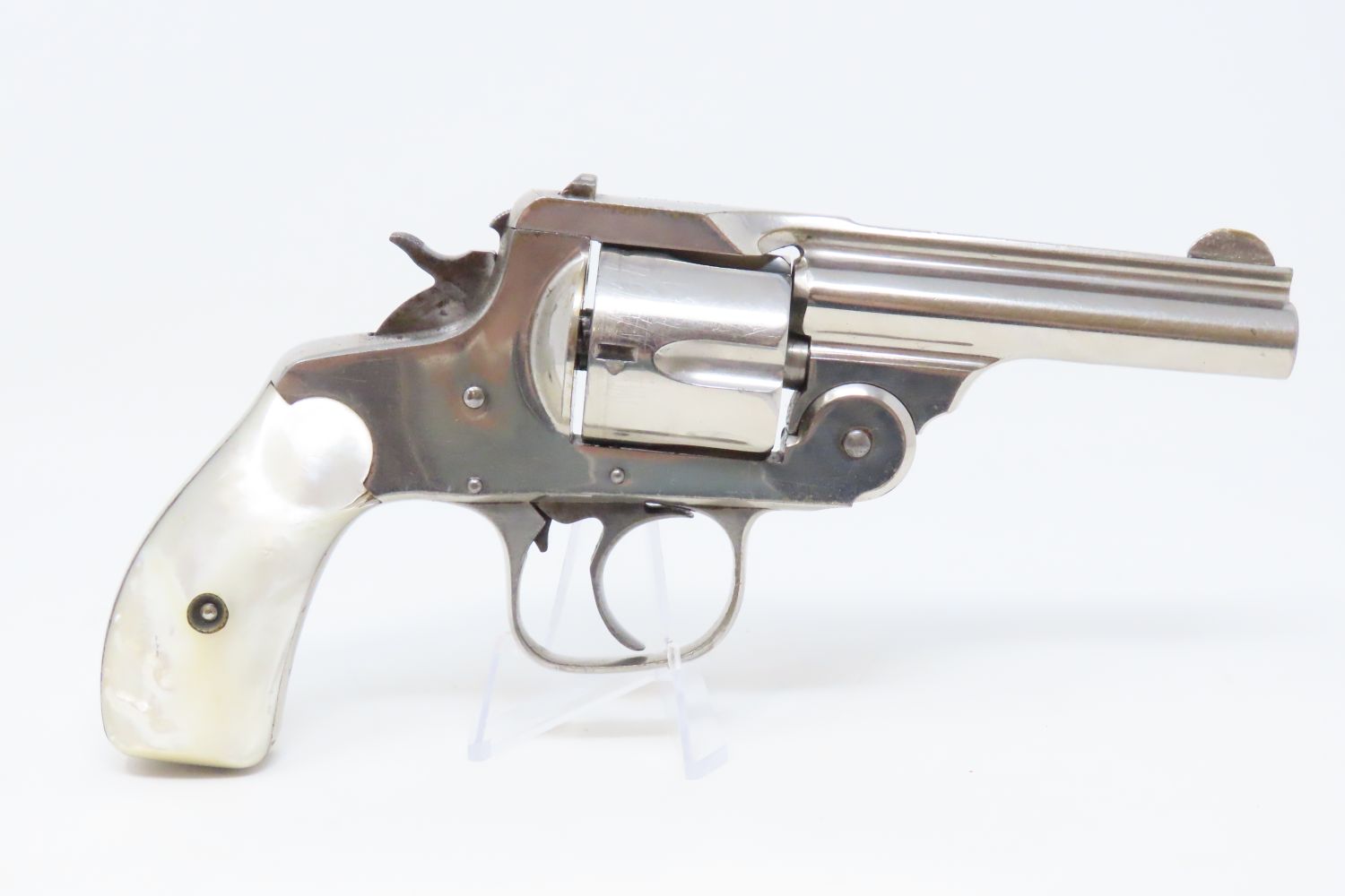 Iver Johnson Swift Revolver wtih Pearl Grips 10.26 C&R Antique012 ...