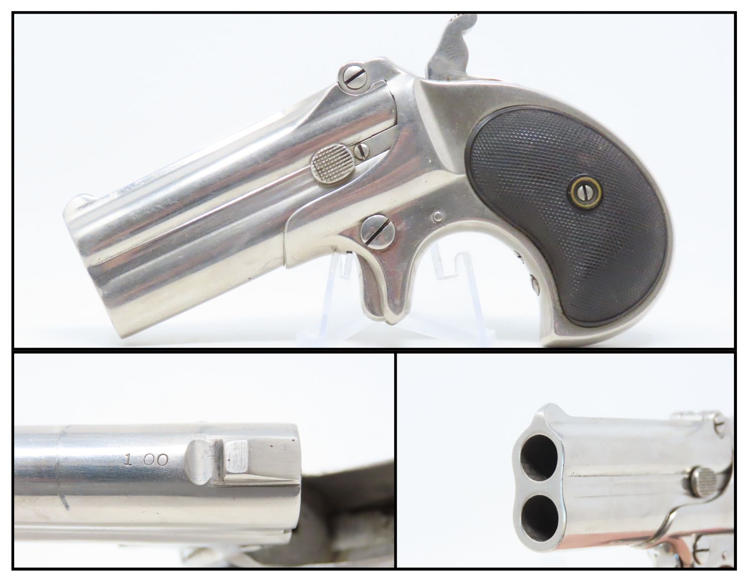 Remington Type II Double Derringer 12.22 C&R Antique 001 | Ancestry Guns