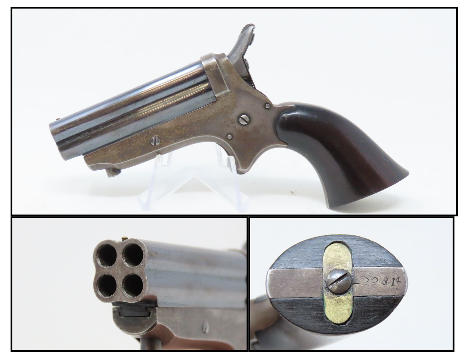 Sharps Model 1 Pepperbox 12.9 C&R Antique 001 | Ancestry Guns