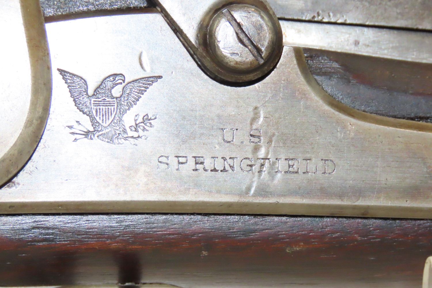 U.S. Springfield Model 1866 Allin Conversion Trapdoor Rifle 11.18 C&R ...