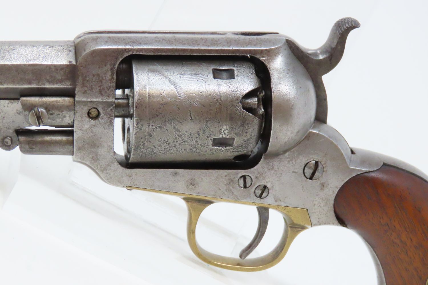Whitney Pocket Percussion Revolver 12.7 C&R Antique 004 | Ancestry Guns