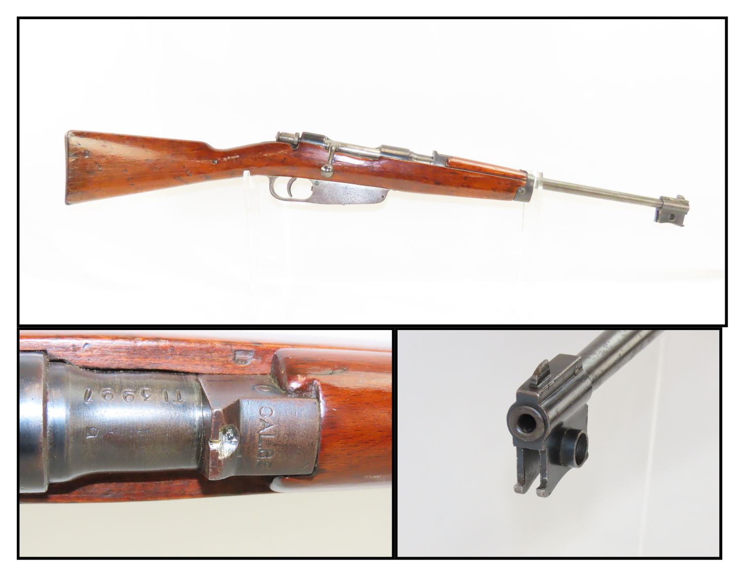 italian Carcano Model 1938 Cavalry Carbine 11.12 C&R Antique001 ...