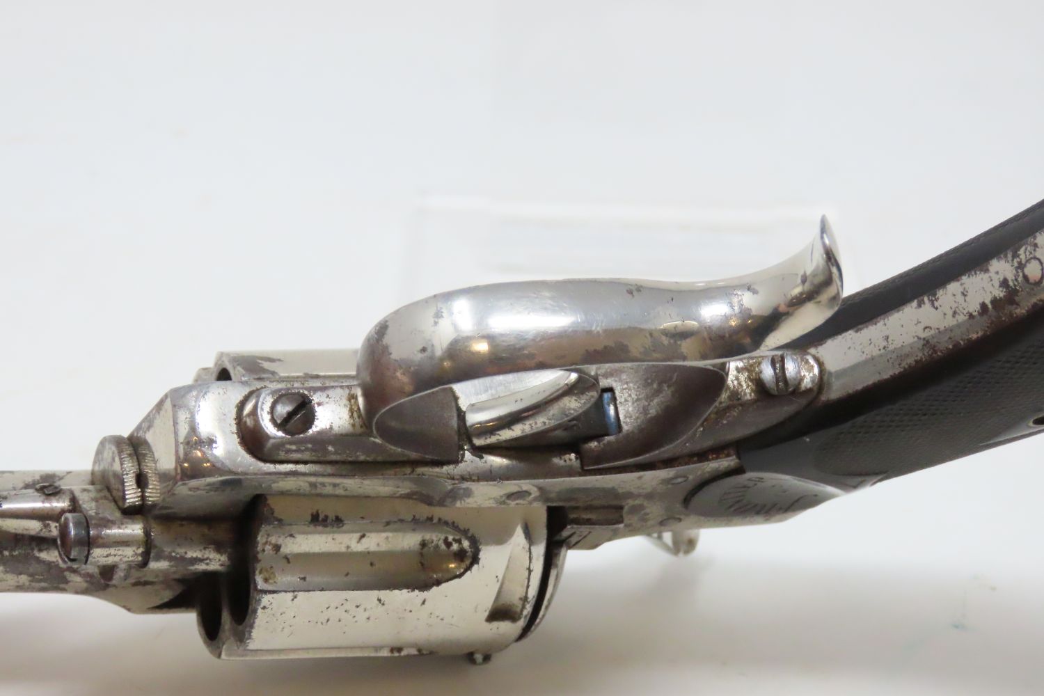 Belgian Frontier Army Double Action Revolver 11.24 C&R Antique 012 ...