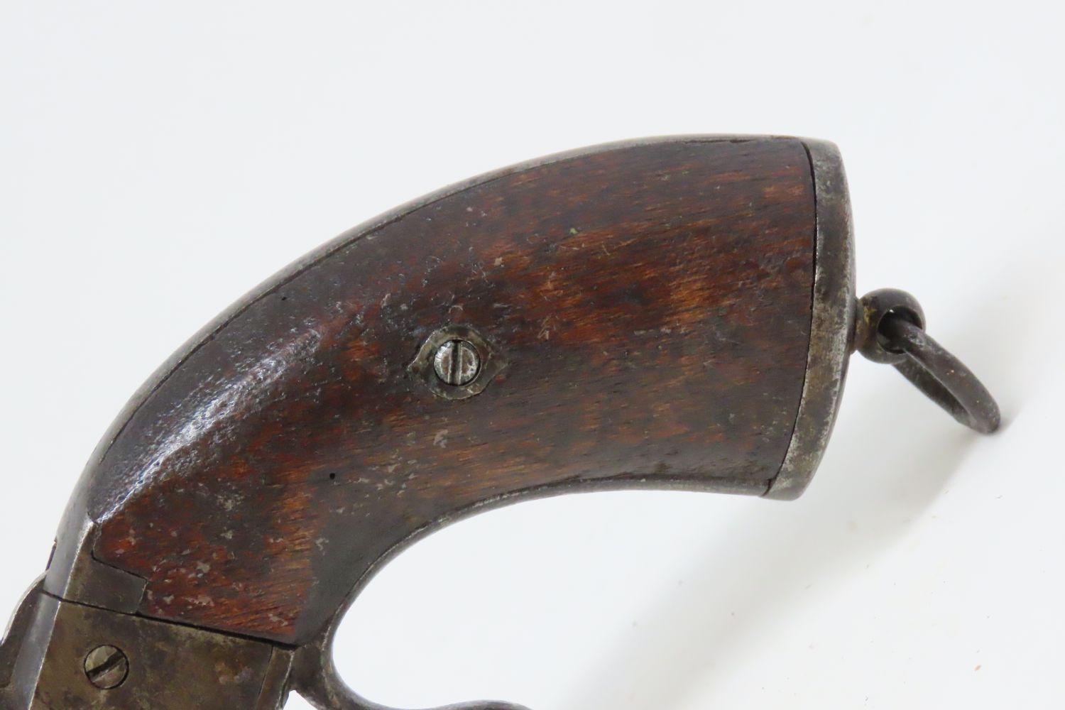 Belgian Lefaucheux Model 1854 Single Action Revolver 12.14 C&R Antique ...