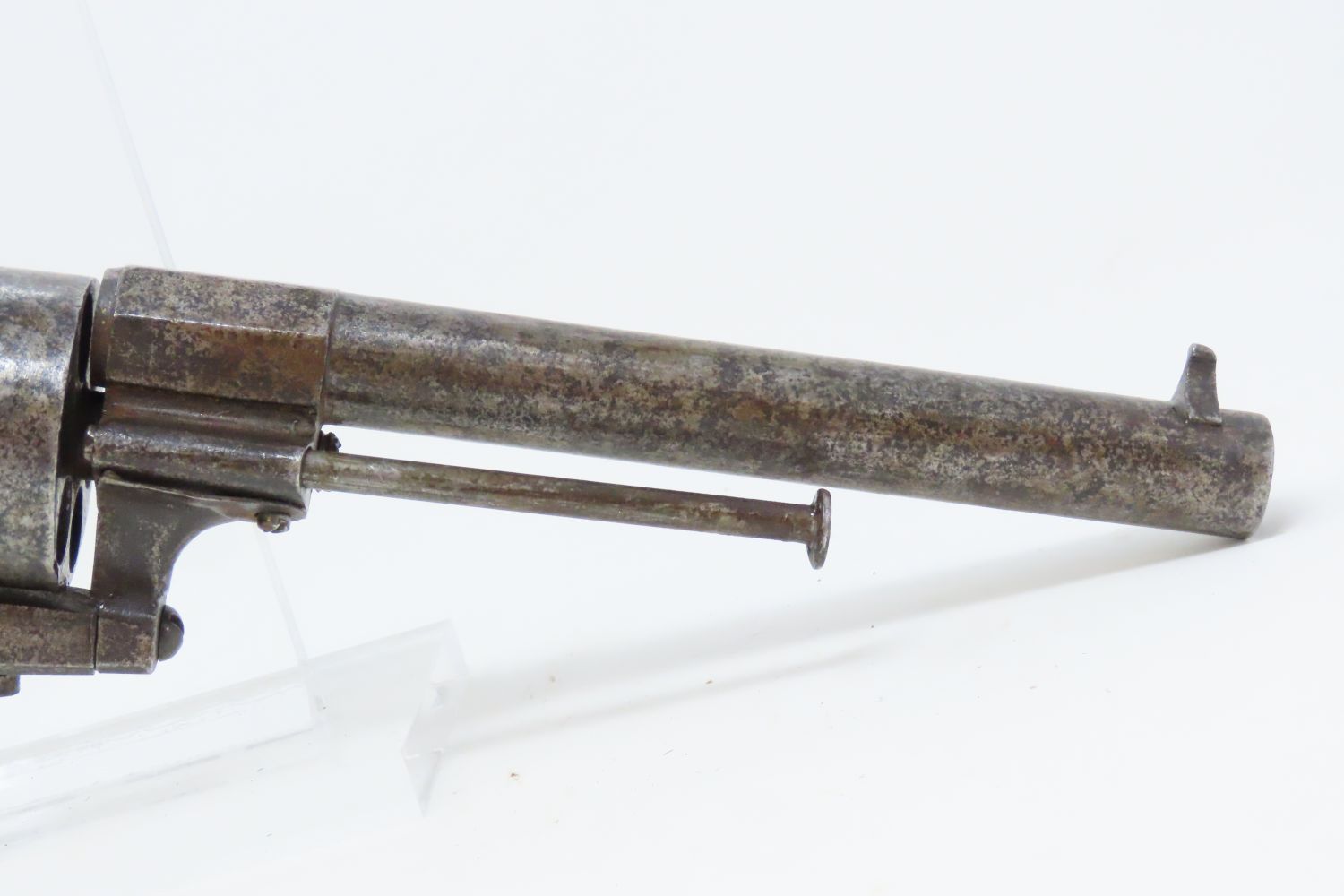 Belgian Lefaucheux Model 1854 Single Action Revolver 12.14 C&R Antique ...