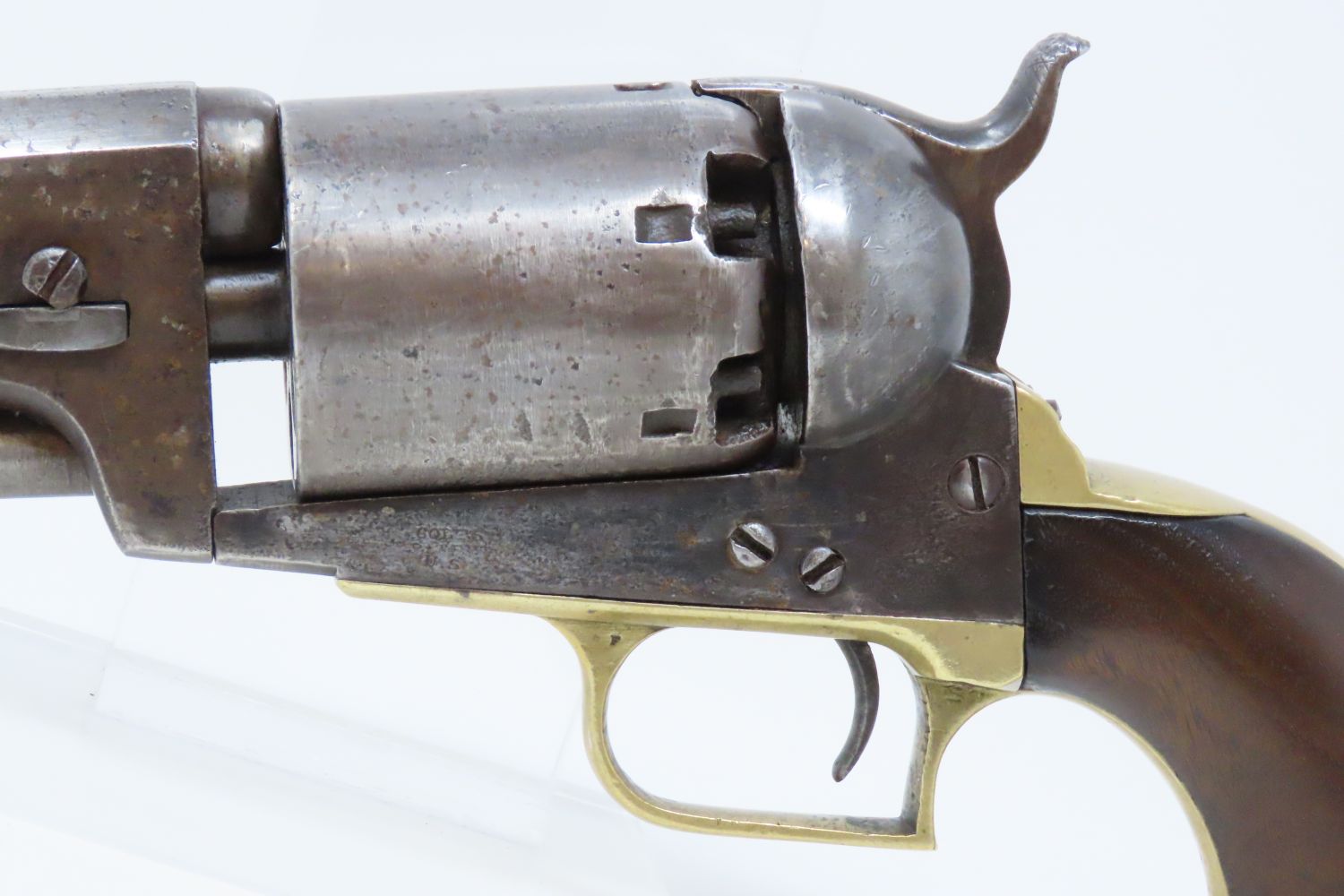 Colt Second Model Dragoon Percussion Revolver 11.9 C&R Antique004 ...