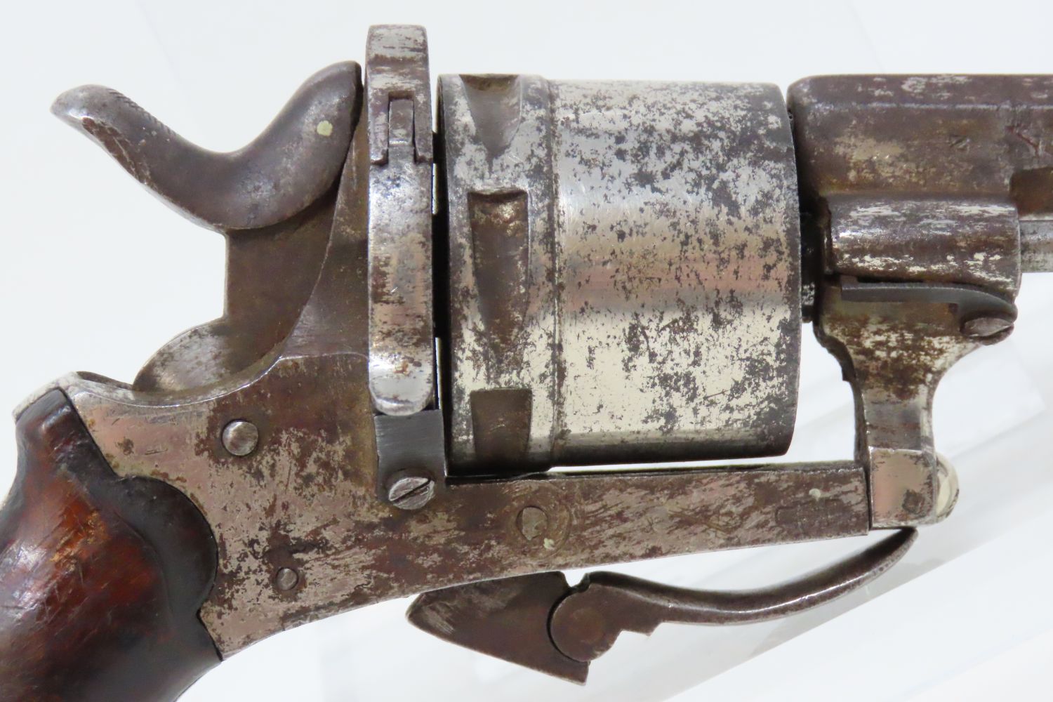 German Folding Trigger Revolver 11.10 C&R Antique018 | Ancestry Guns