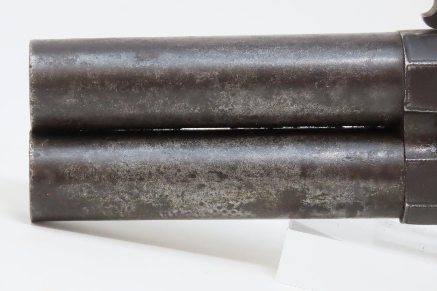 Miles Tap Action Double Barrel Breech Loading Flintlock Pistol 12.14 C ...