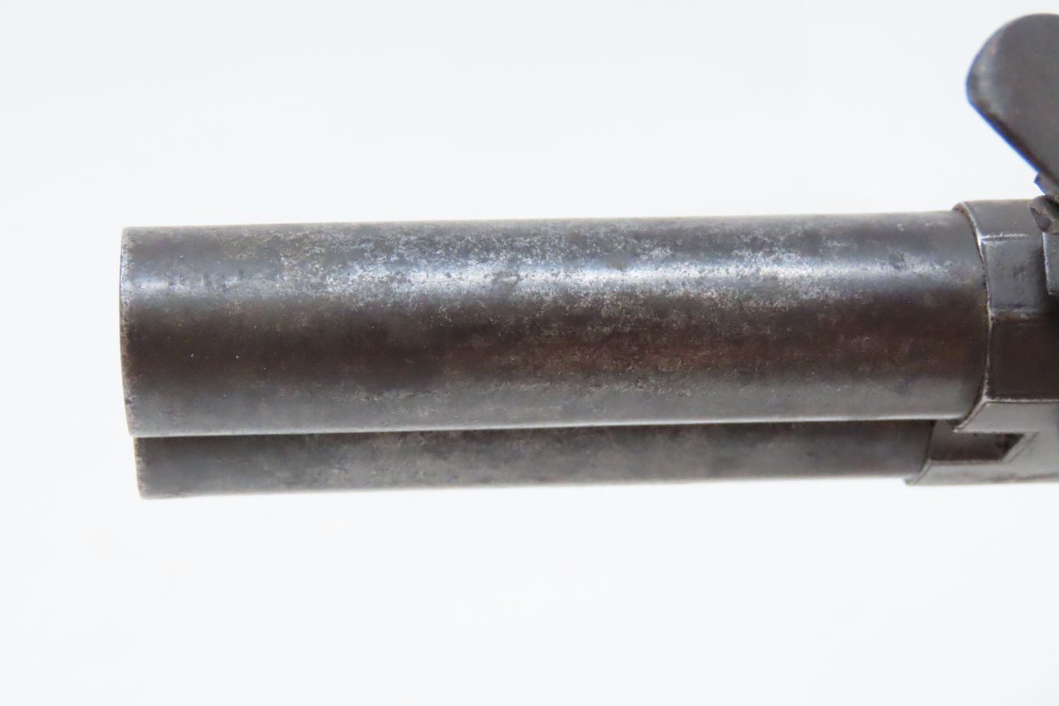 Miles Tap Action Double Barrel Breech Loading Flintlock Pistol 12.14 C ...