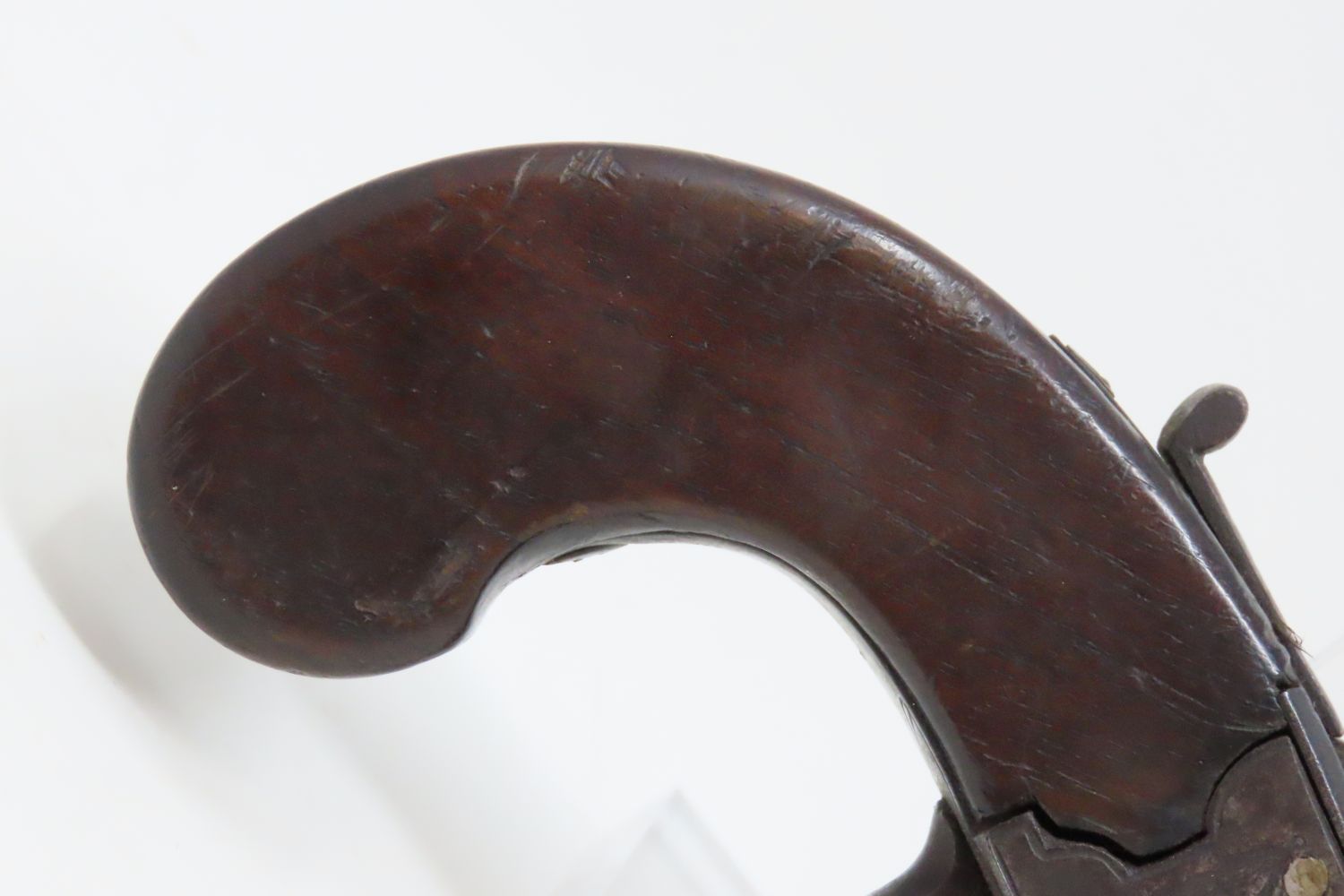 Miles Tap Action Double Barrel Breech Loading Flintlock Pistol 12.14 C ...