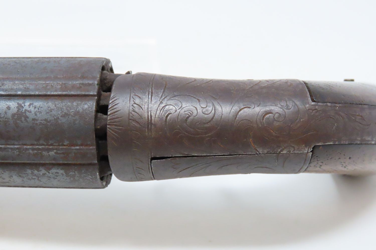 Percussion Pepperbox Revolver 11.10 C&R Antique008 | Ancestry Guns