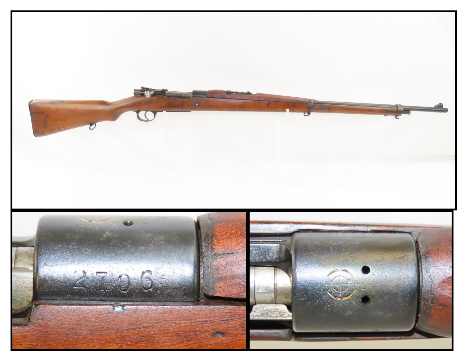 Scarce Manchurain Type 13 Mauser Rifle 12.31 C&R Antique 001 | Ancestry ...