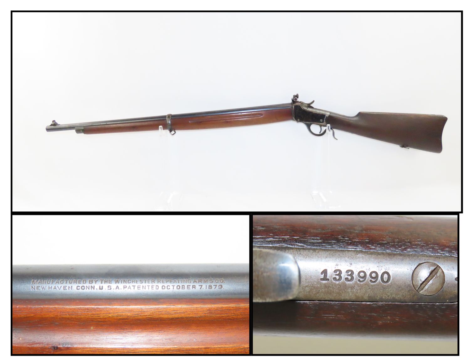 Winchester Model 1885 Low Wall Winder Musket 1.11.21 C&R Antique 001 ...