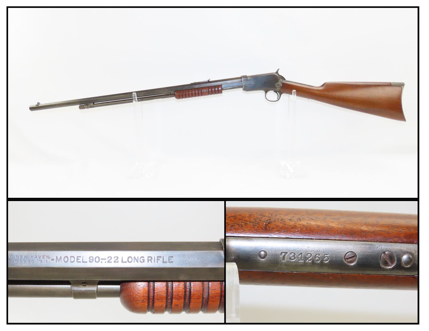 Winchester Model 90 Rifle 12.28 C&R Antique 001 | Ancestry Guns
