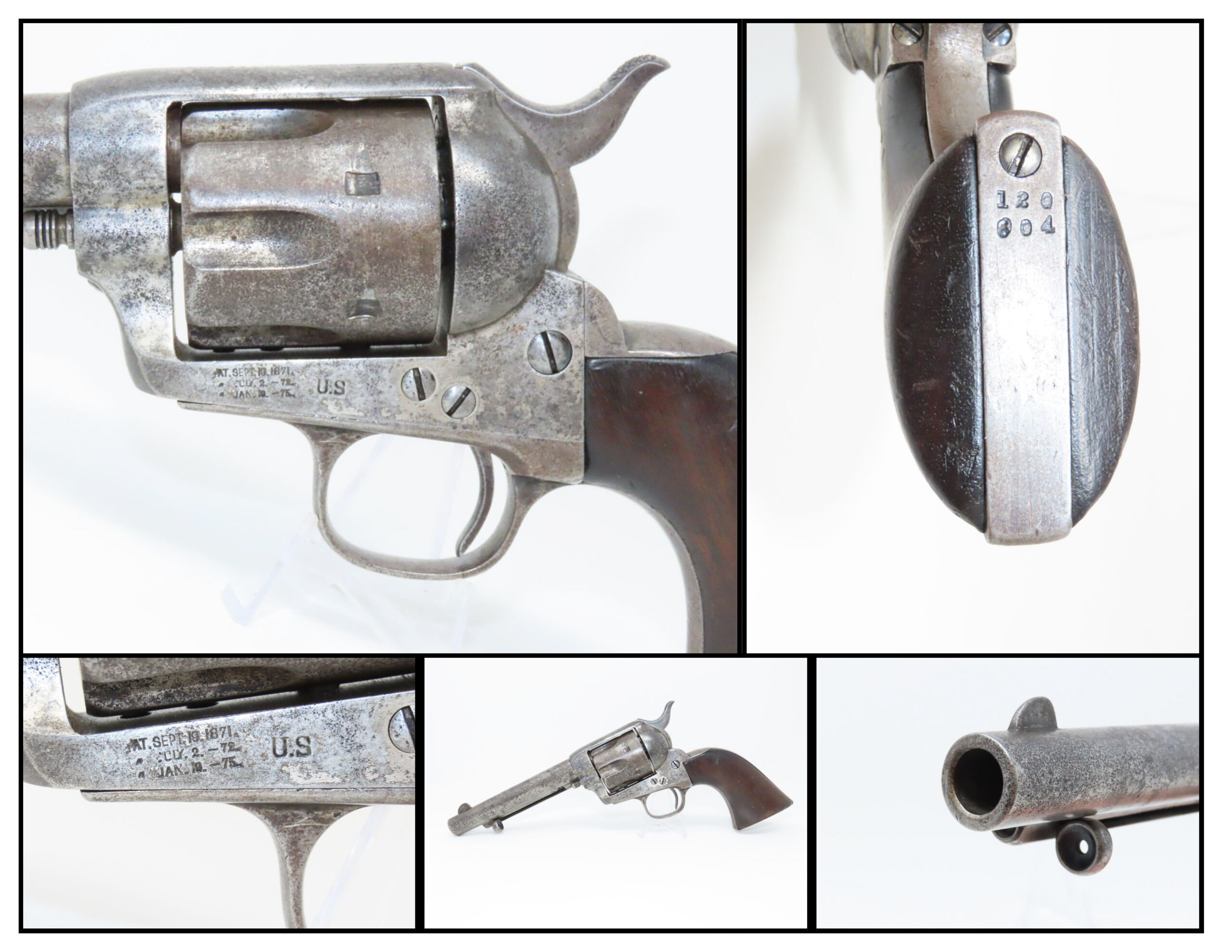 aCollage Black Powder Frame U.S. Artillery Model Colt Single Action ...