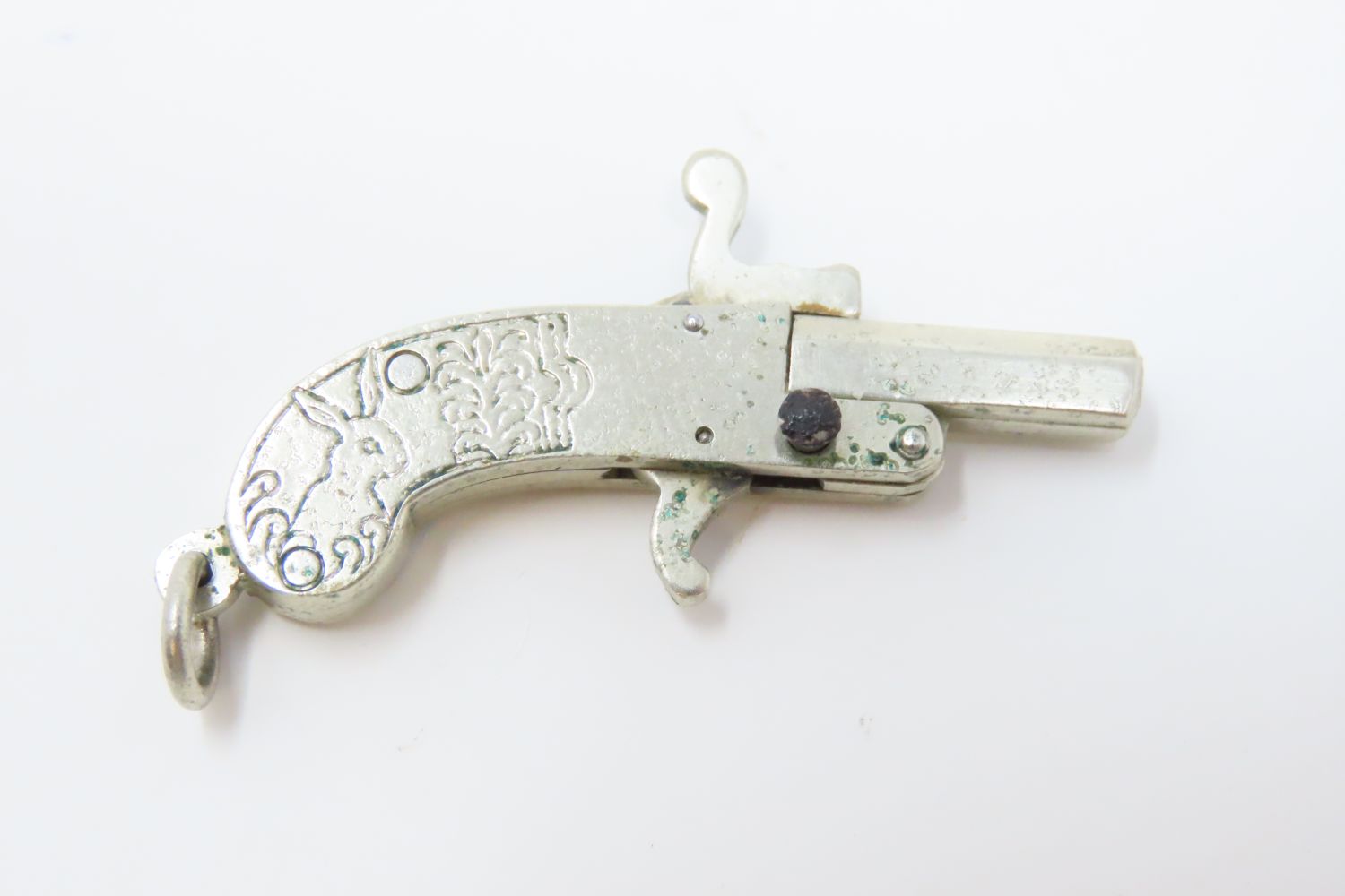 Cased Original Berloque Pistolchen Miniature Pinfire PIstol 1.15.21 C&R ...