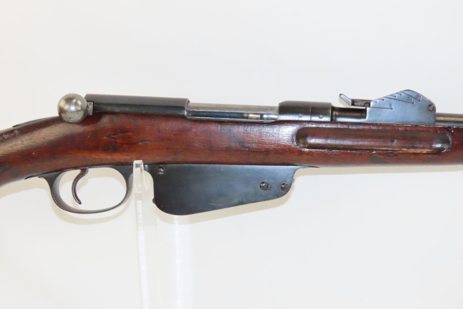 Hungarian Fegyvergyar Mannlicher Model 1888 Straight Pull Rifle 12.31 C ...