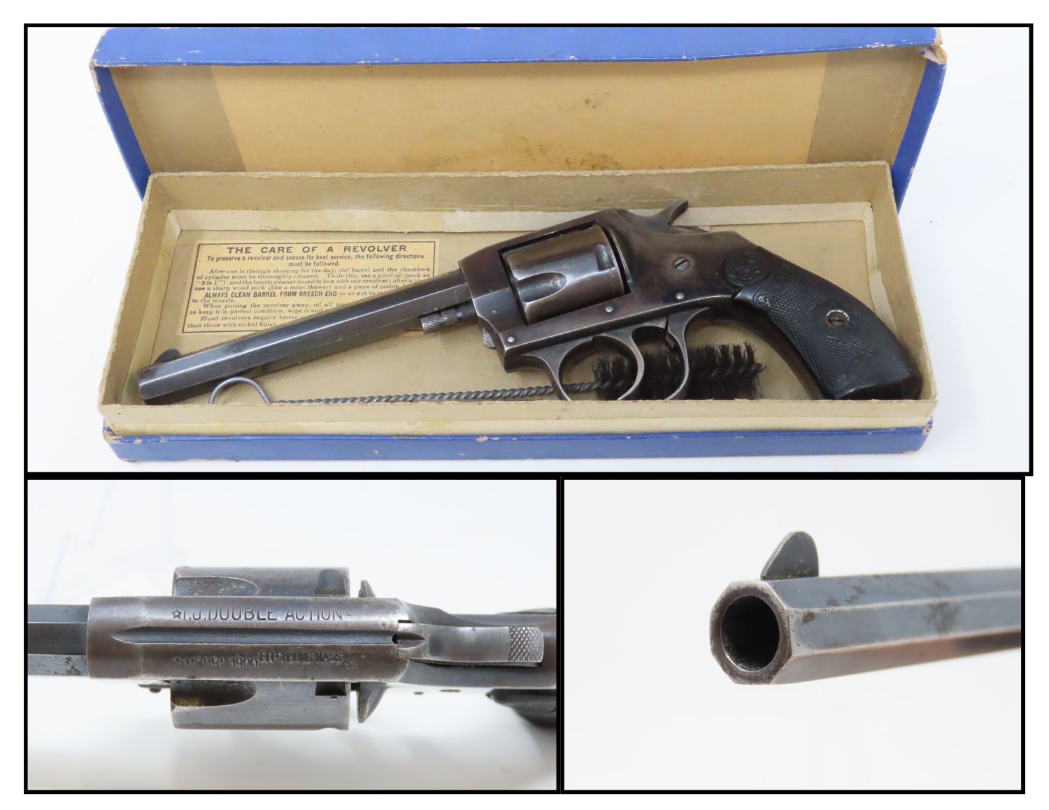 Iver Johnson Model 1900 Revolver wtih Box 1.4.21 C&R Antique 001 ...