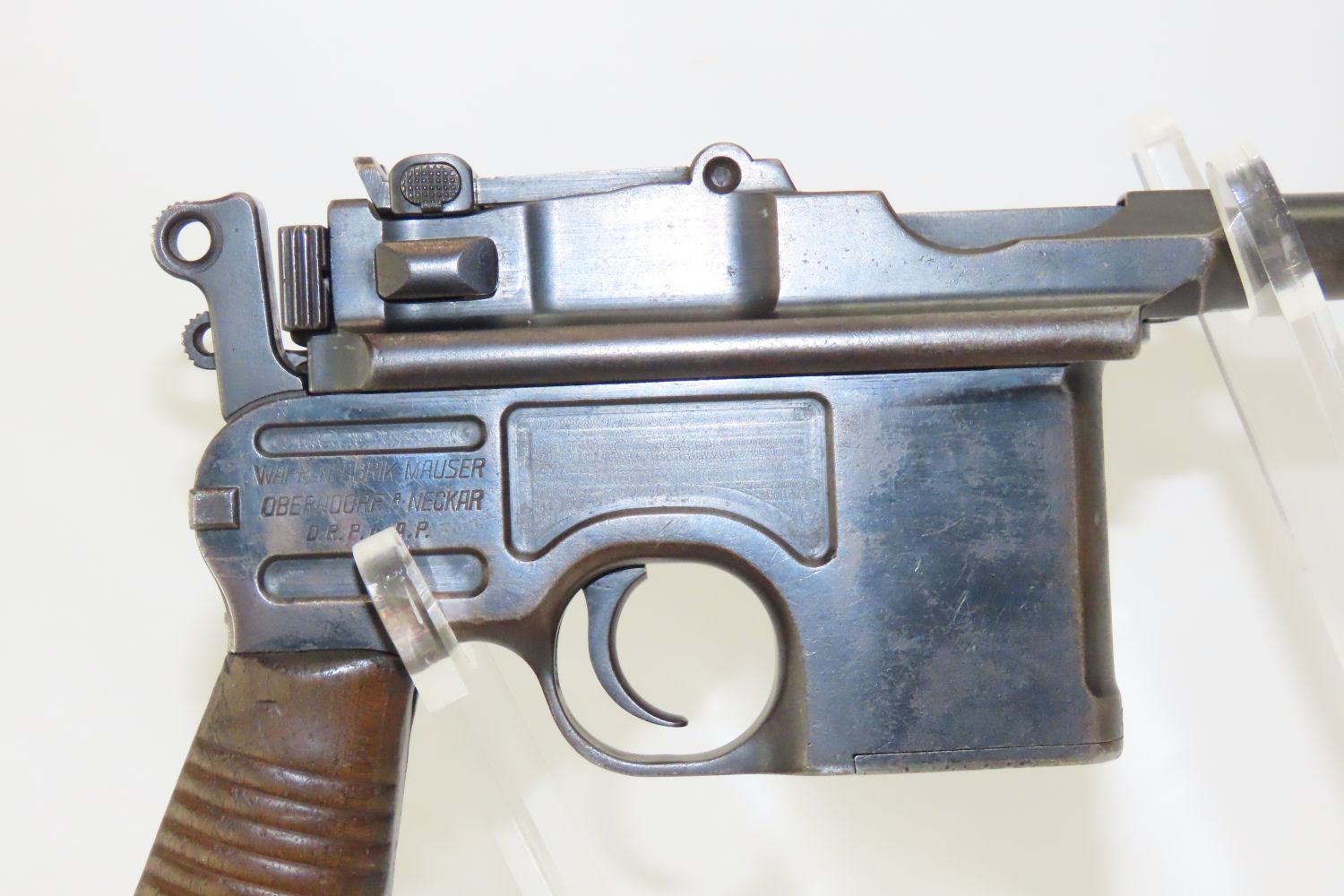Mauser Model Broomhandle Pistol with Shoulder Stock 2.3.21 C&R Antique ...
