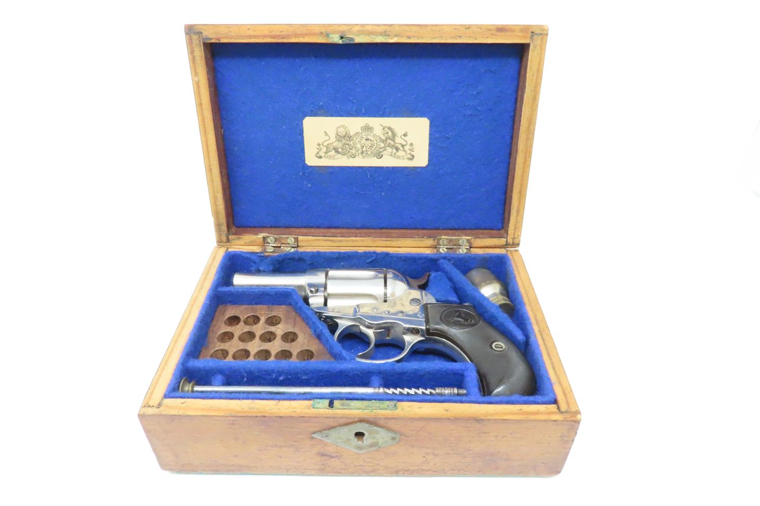 Cased Colt Model 1877 Lightning Ejectorless Revolver 3.5.21 C&R Antique ...
