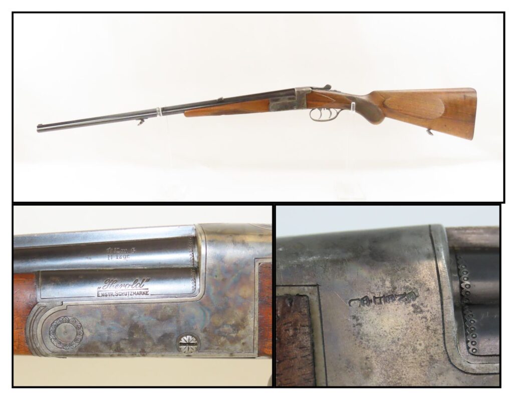 Engtr. Schutzmarke Harold German Single Shot Rifle 10.22 C&R Antique001 ...