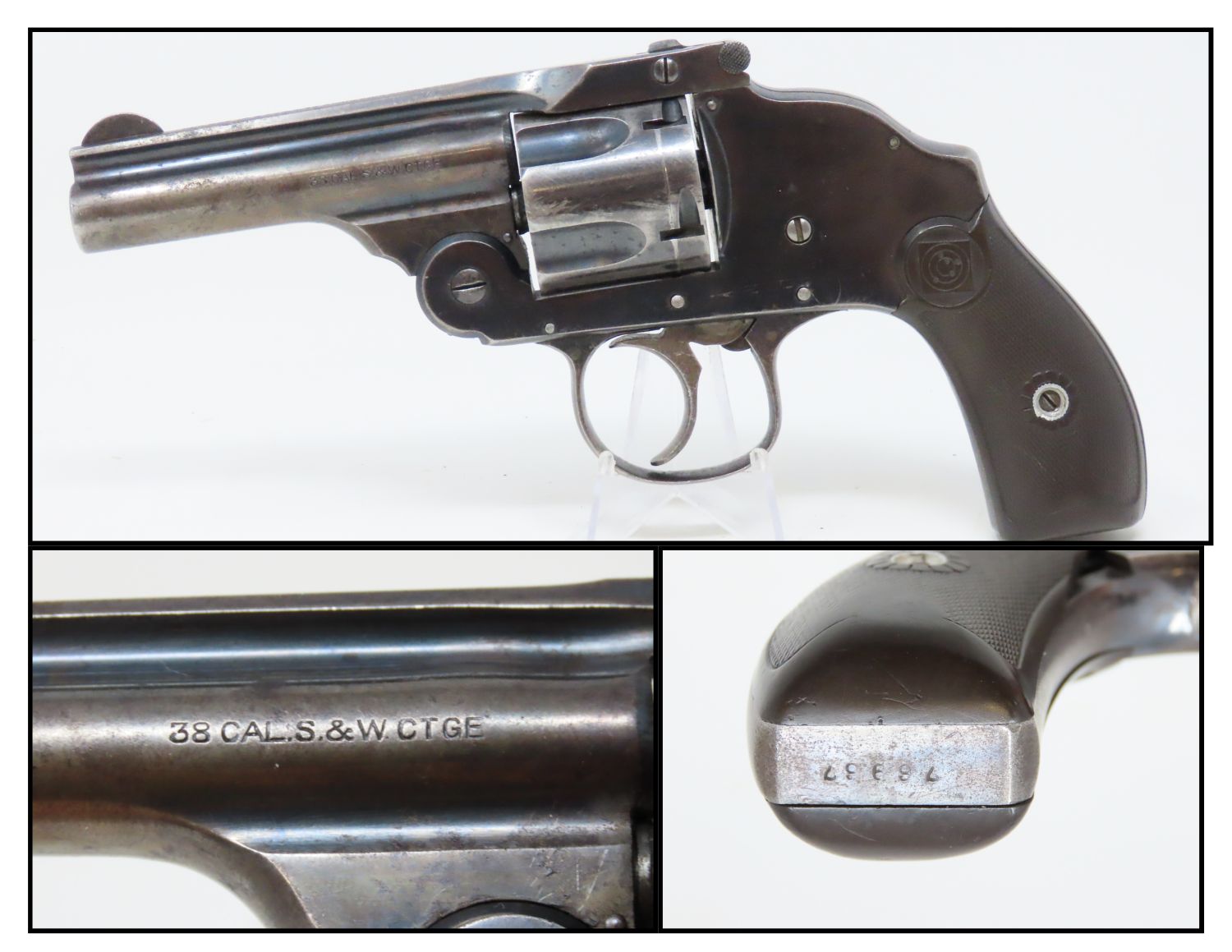 Harrington & Richardson Top Break .38 Double Action Revolver 11.10 C&R ...