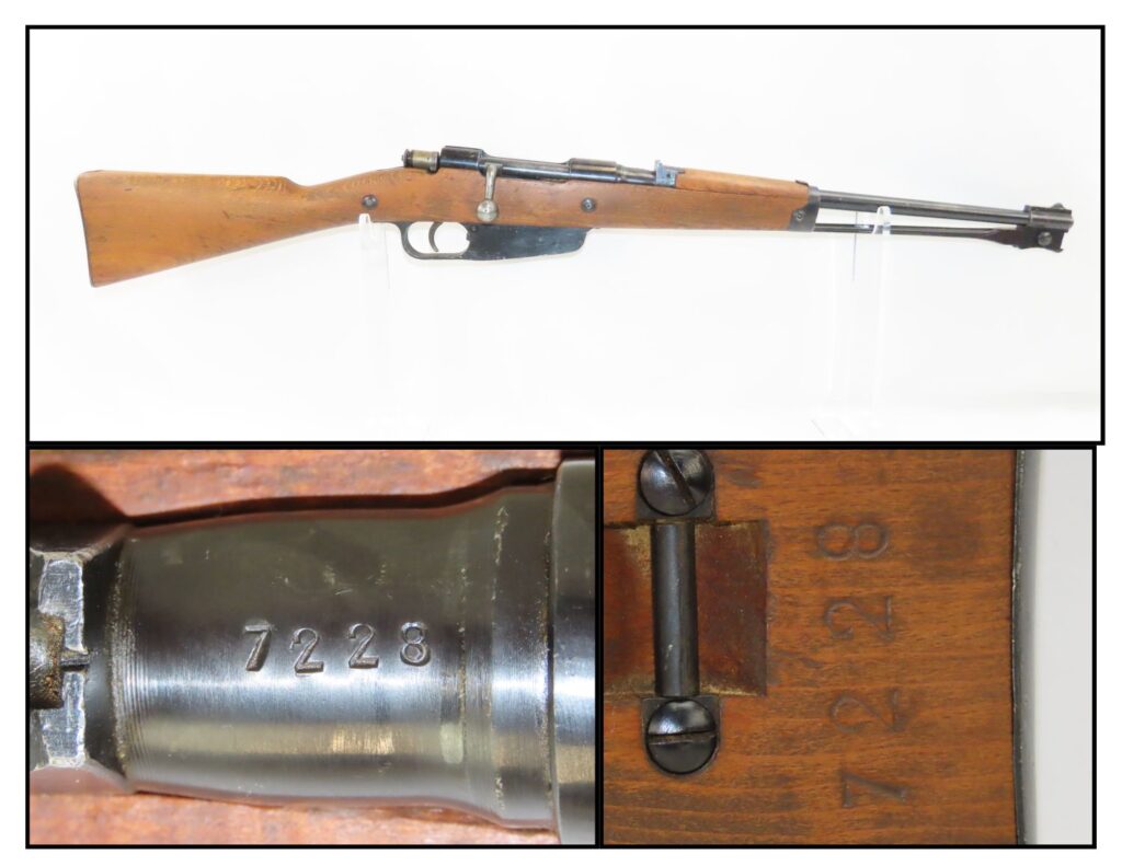 Italian Carcano Model 1938 Conversion Carbine with Bayonet 1.25.21 C&R ...