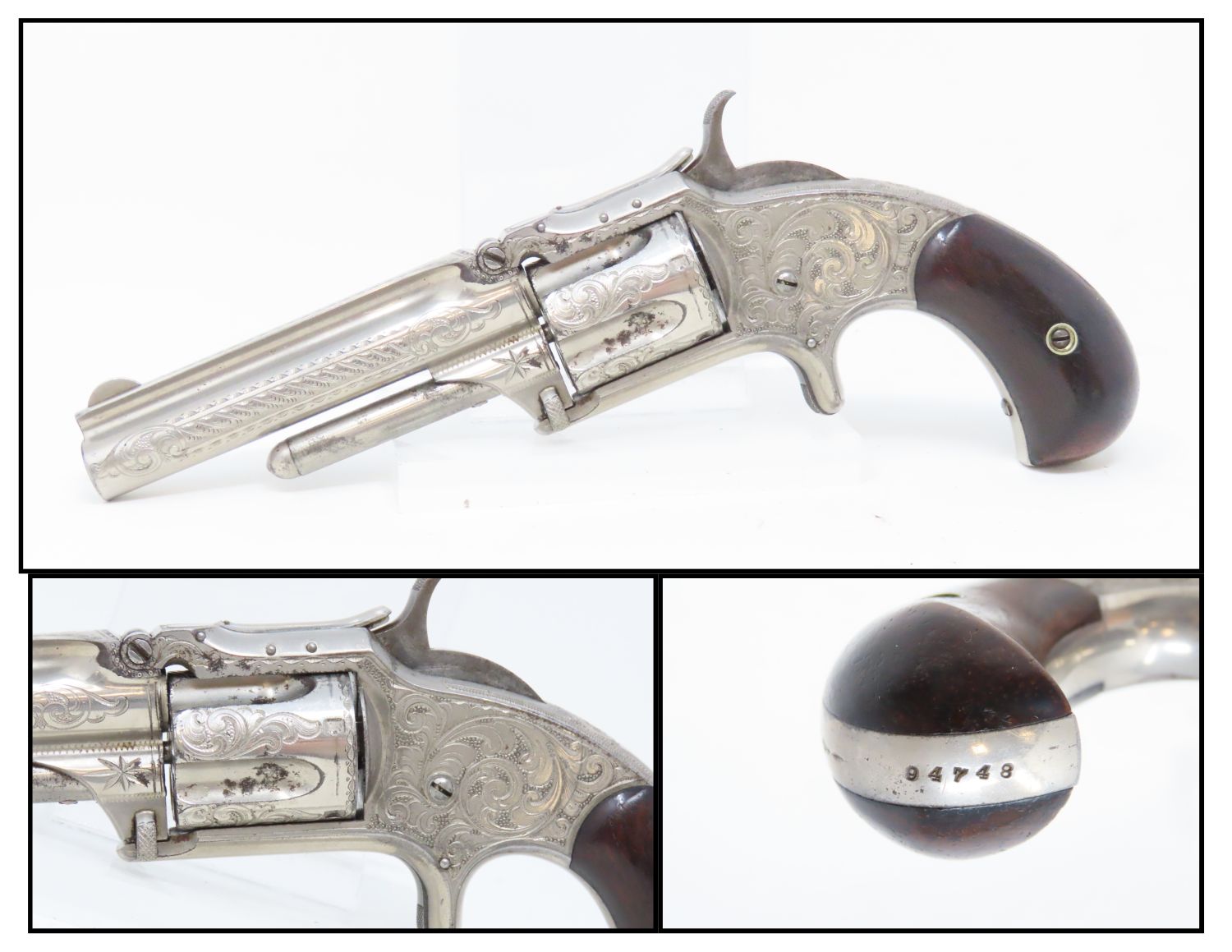Smith & Wesson No. 1 Half Revolver 12.17 C&R Antique 001 | Ancestry Guns