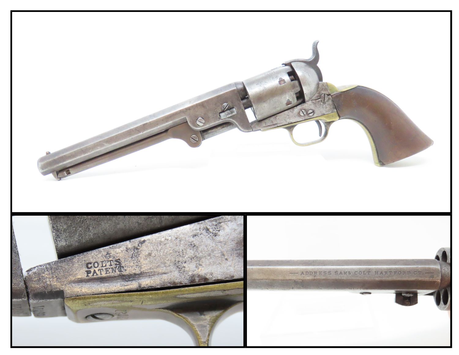 Colt Model 1851 Navy Revolver 4.1.21 C&R Antique 001 | Ancestry Guns