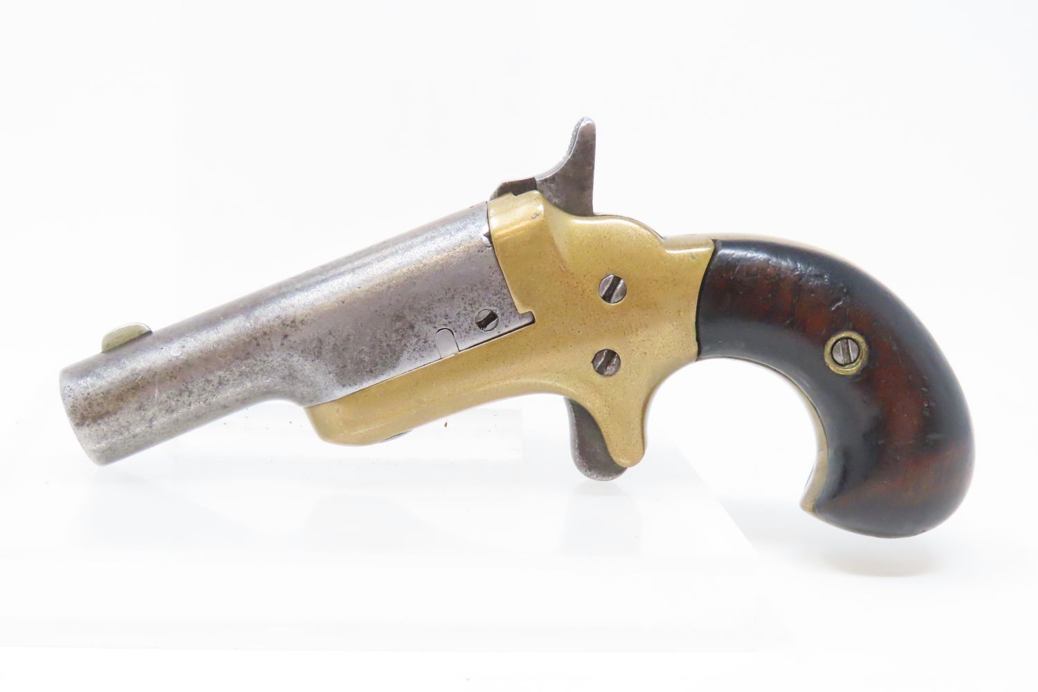 Colt Third Model Derringer Brass Frame 4.1.21 C&R Antique 002 ...