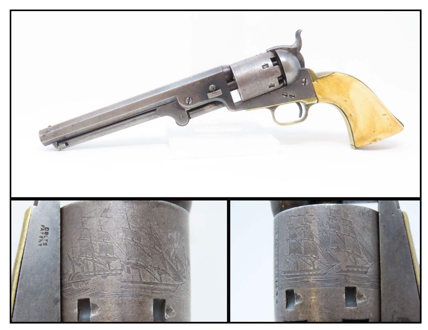 Pre Civil War Model 1851 Navy Percussion Revolver 3.23.21 C&R Antique ...