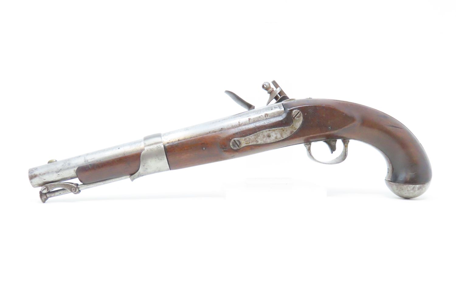 Simeon North Model 1819 Flintlock Pistol 4.12.21 C&R Antique 016 ...