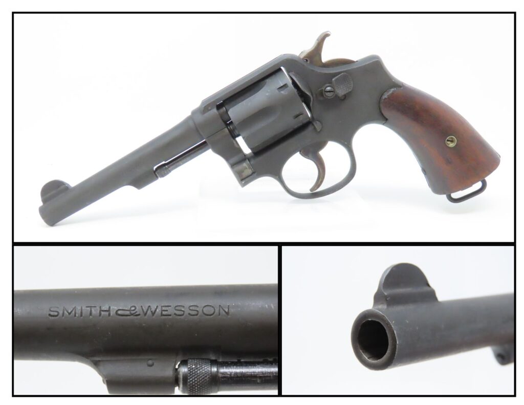 U.S. Smith & Wesson Victory Model Revovler Double Action Military 3.24. ...