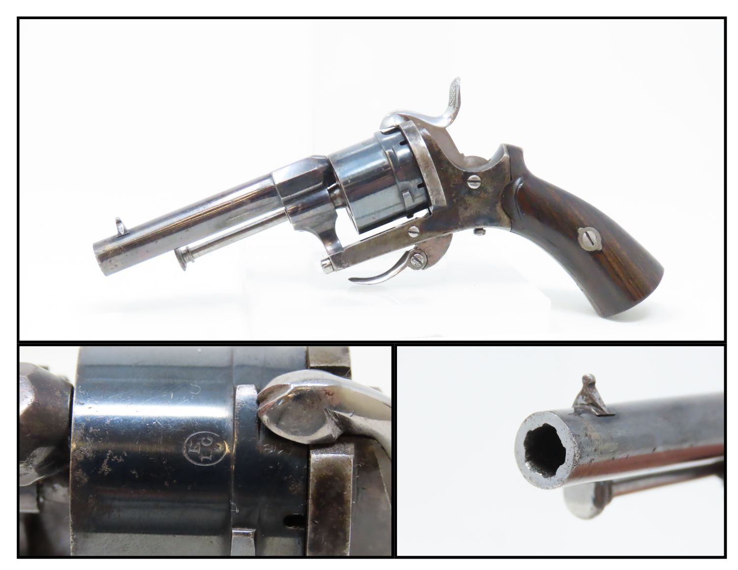 Belgian Folding Trigger Revolver 4.29.21 C&R Antique 001 | Ancestry Guns