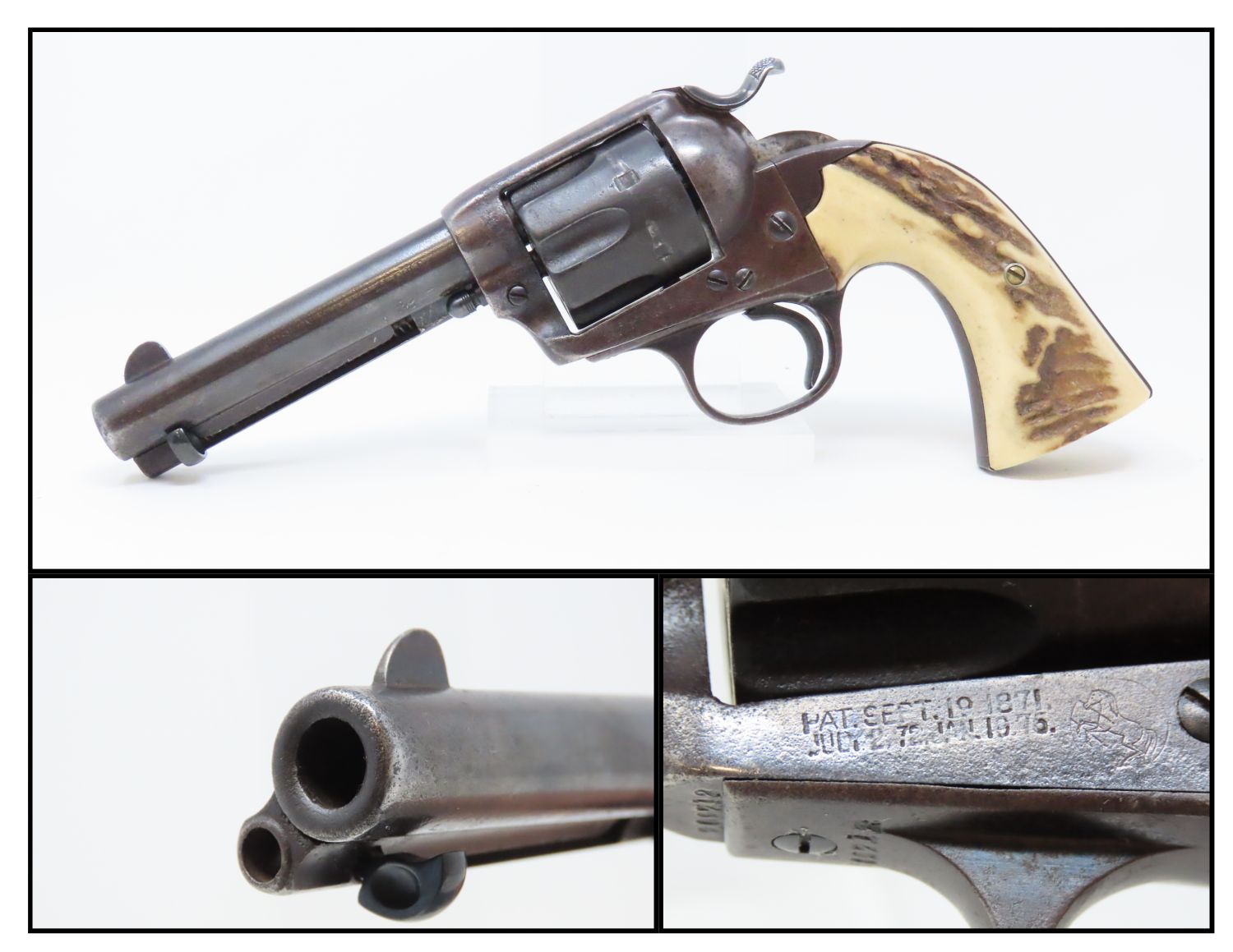 Colt Bisley Model Single Action Army Revolver with Factory Letter 3.16. ...