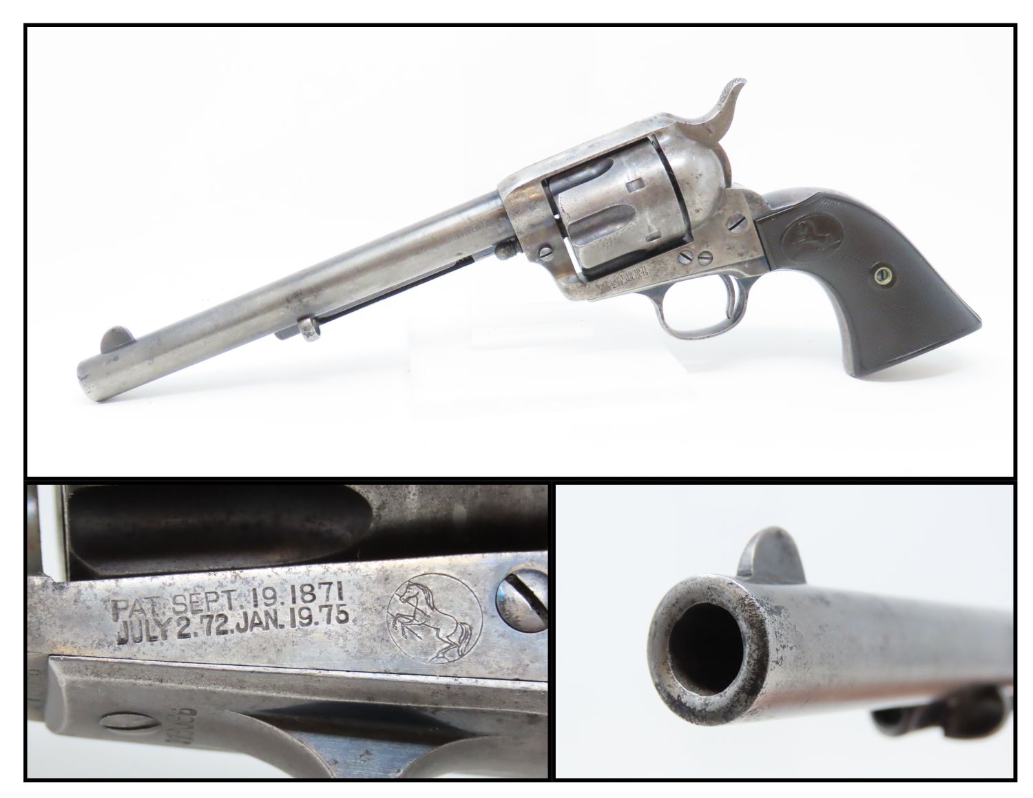 Colt First Generation Single Action Army Revolver 3.23.21 C&R Antique ...