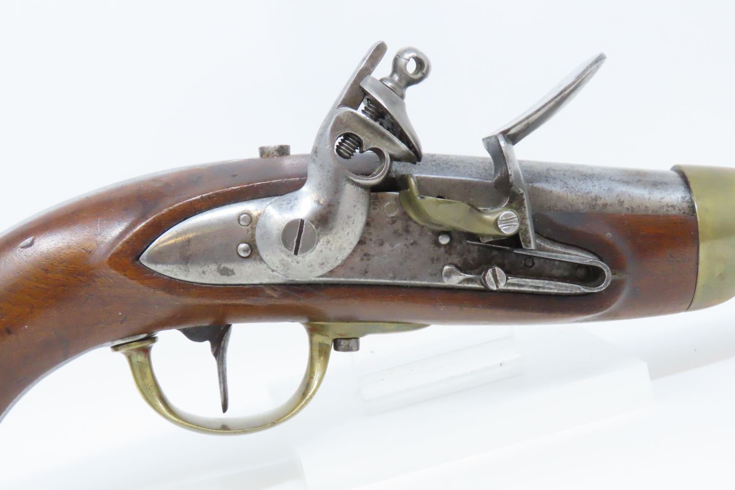 French Mle 1822 Flintlock Pistol 4.2.21 C&R Antique 004 | Ancestry Guns