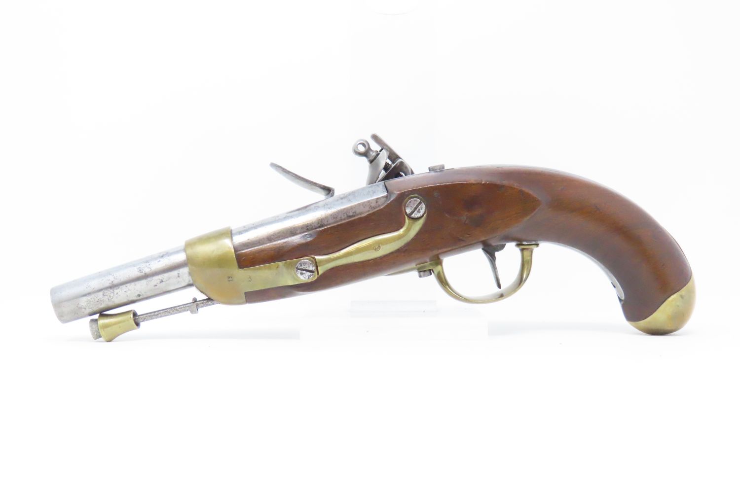 French Mle 1822 Flintlock Pistol 4.2.21 C&R Antique 016 | Ancestry Guns