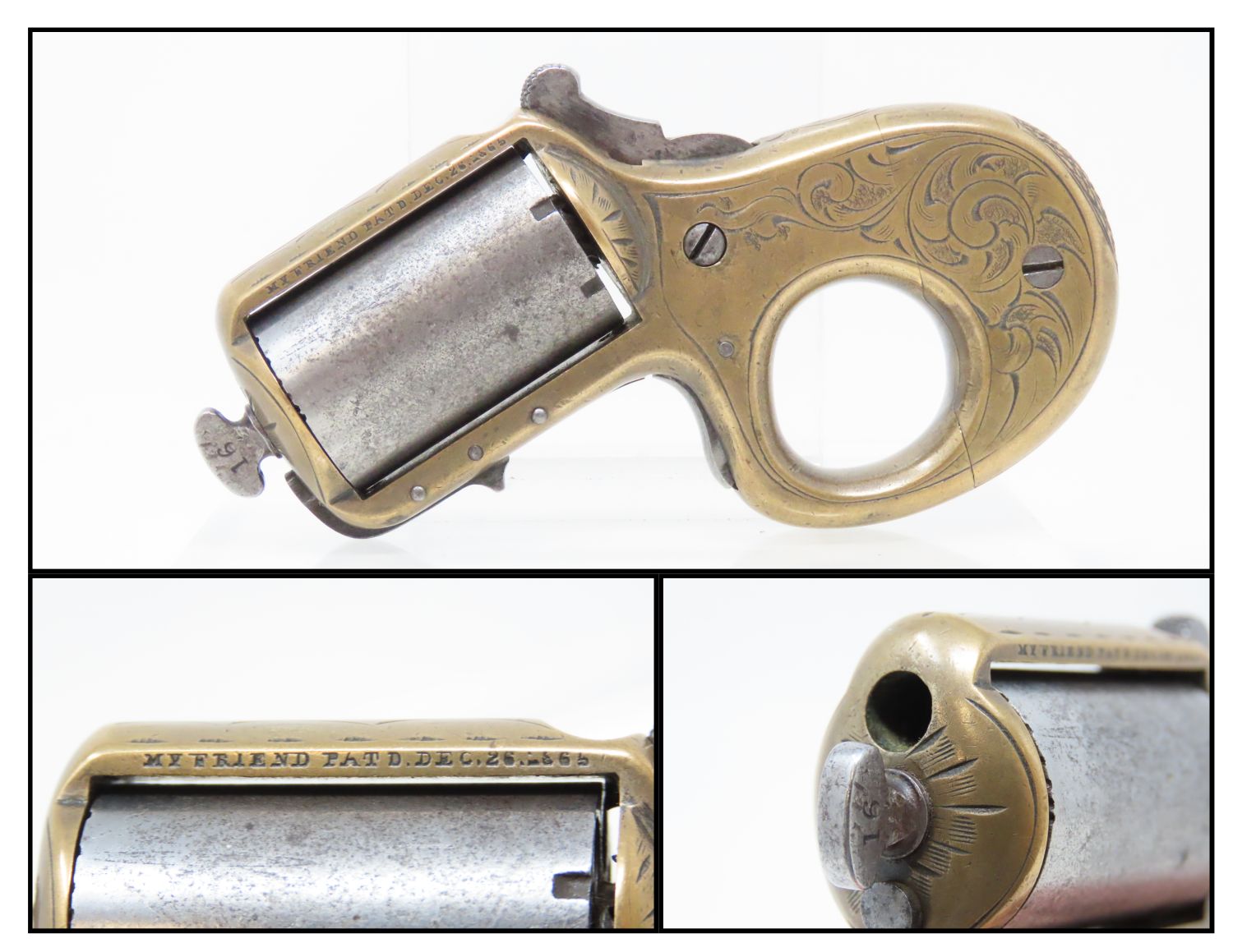 James Reid My Friend Knuckle Duster Revolver 5.14.21 C&R Antique 001 ...