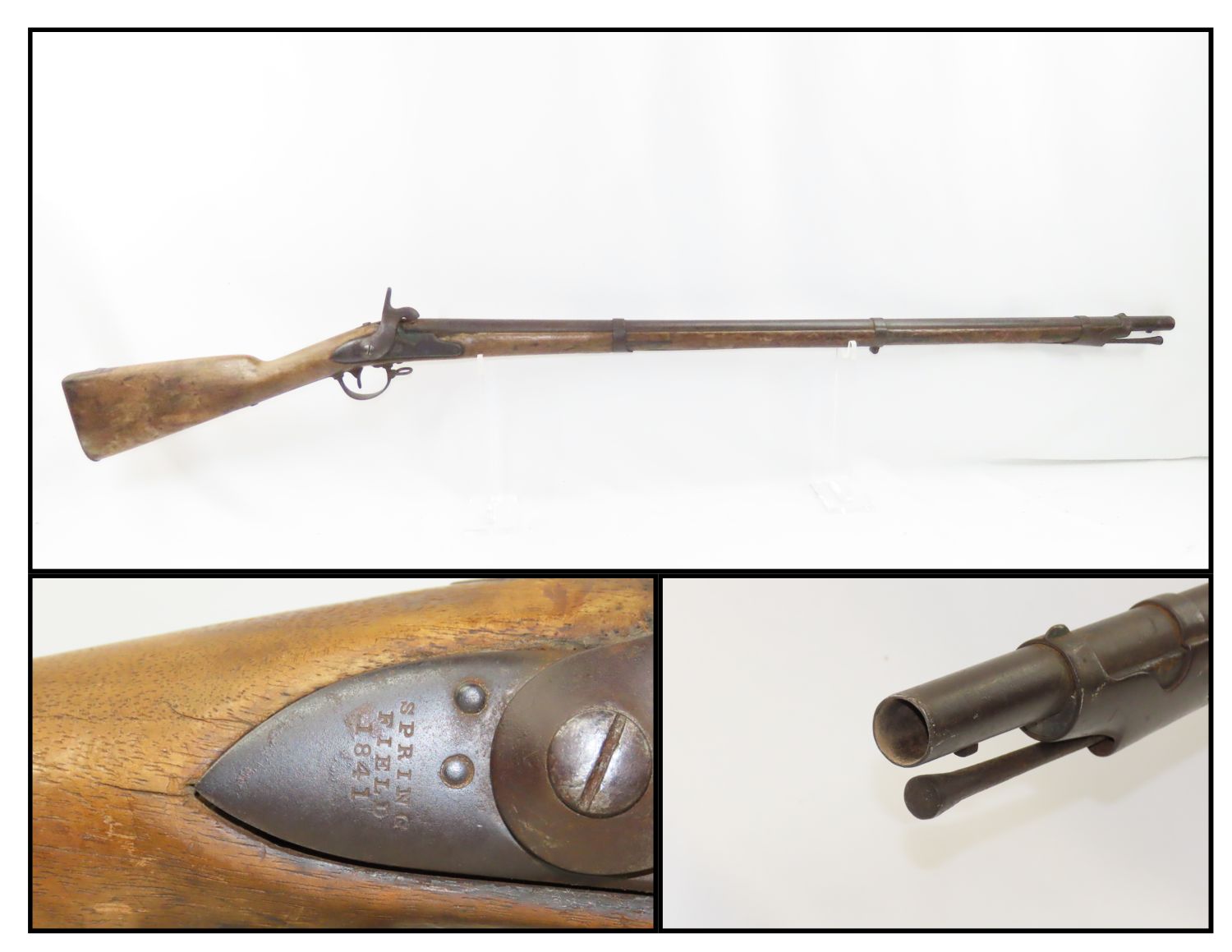 Springfield Model 1840 Conversion Musket 4.23.21 C&R Antique 001 ...