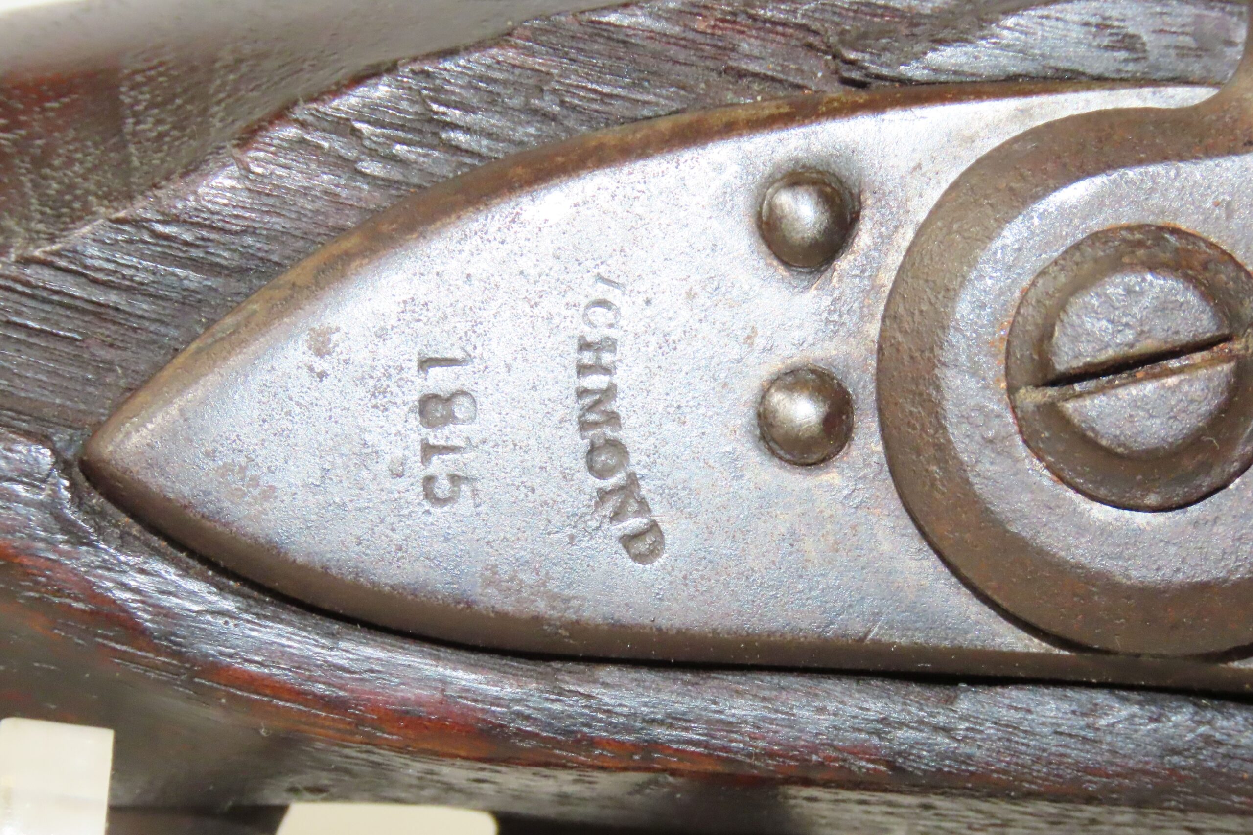 1815 DATED Rare VIRGINIA MANUFACTORY 2nd Model Flintlock CONFEDERATE ...