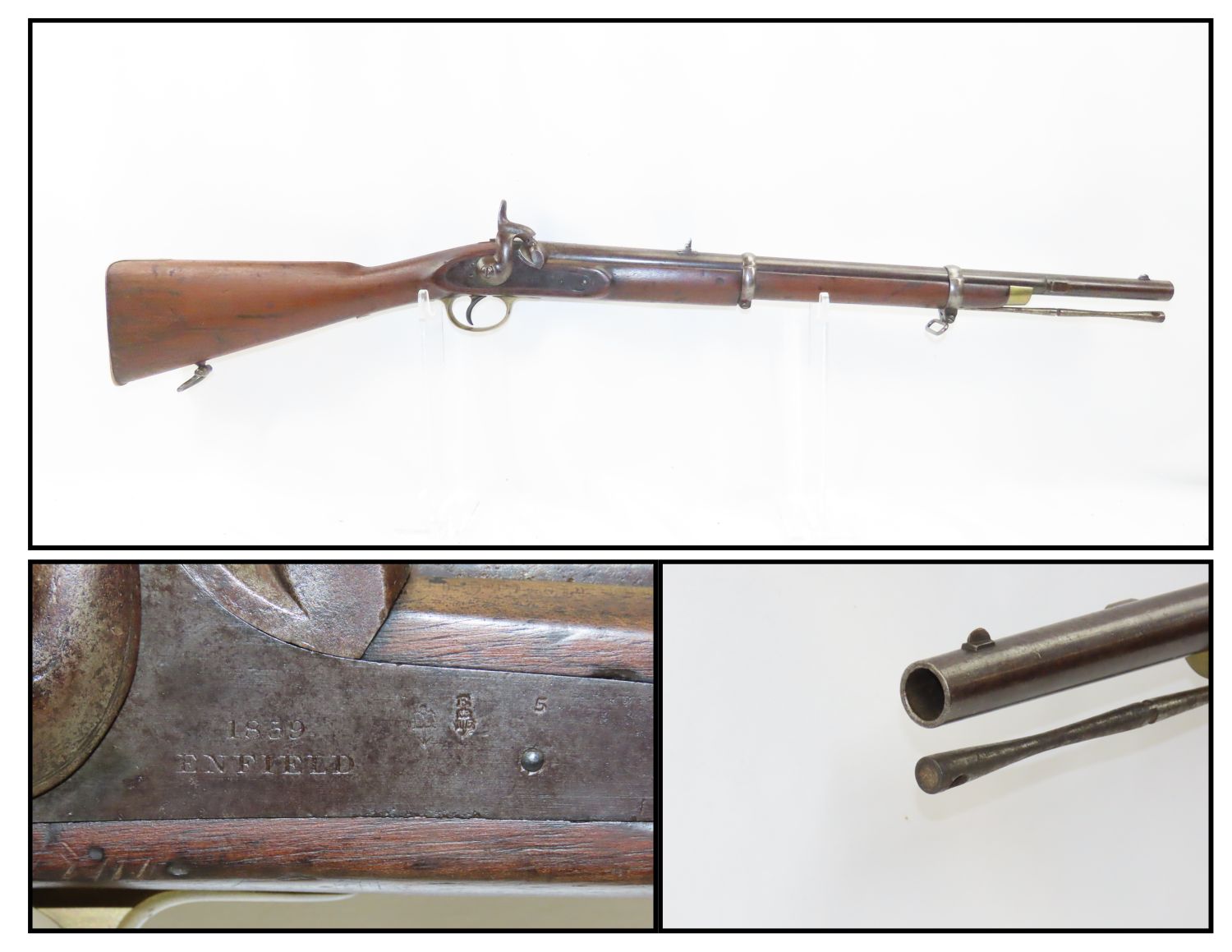 British Model 1856 Artillery Percussion Carbine with Lower Canada ...