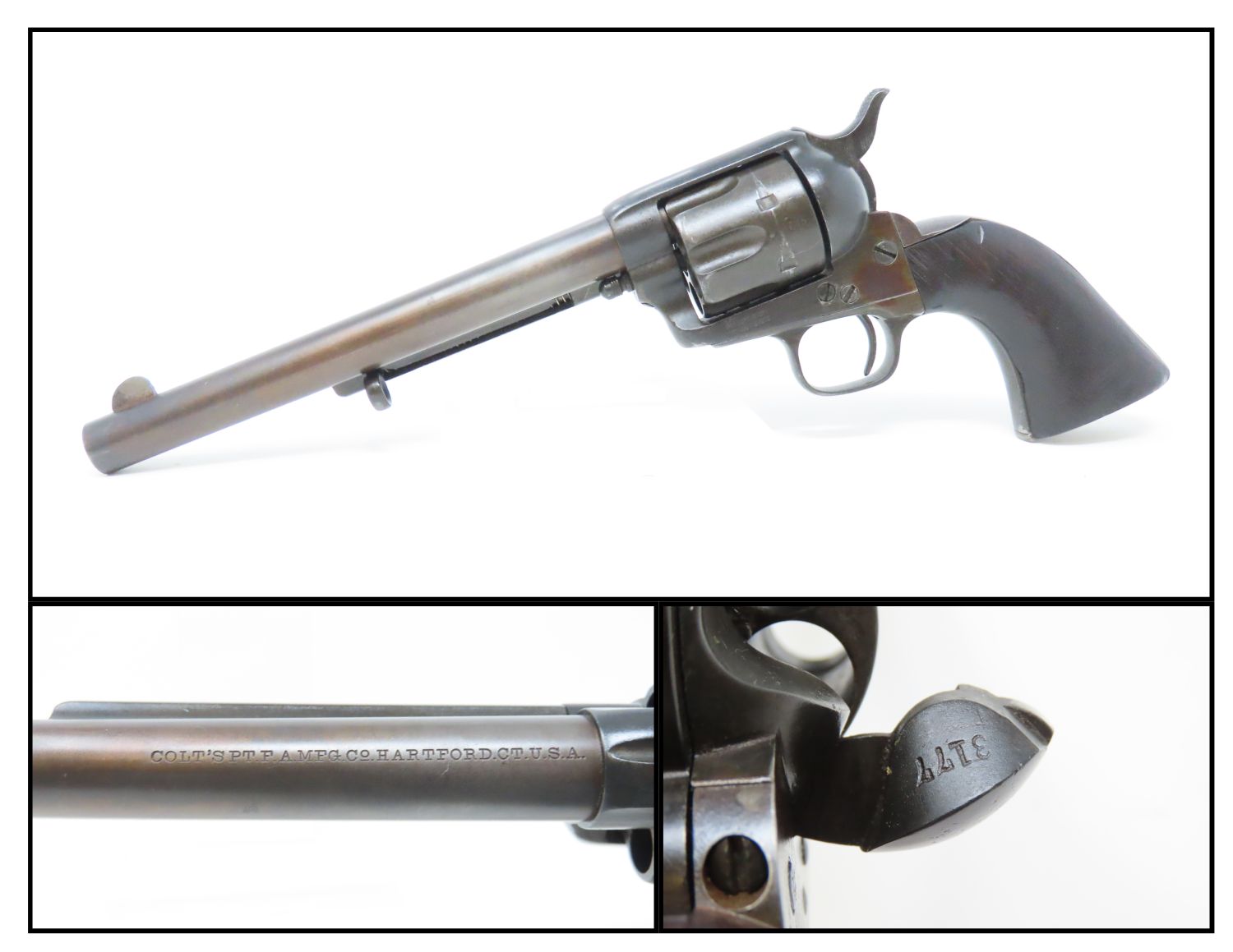Colt Black Powder Frame Single Action Army Revolver 5.18.21 C&R Antique ...