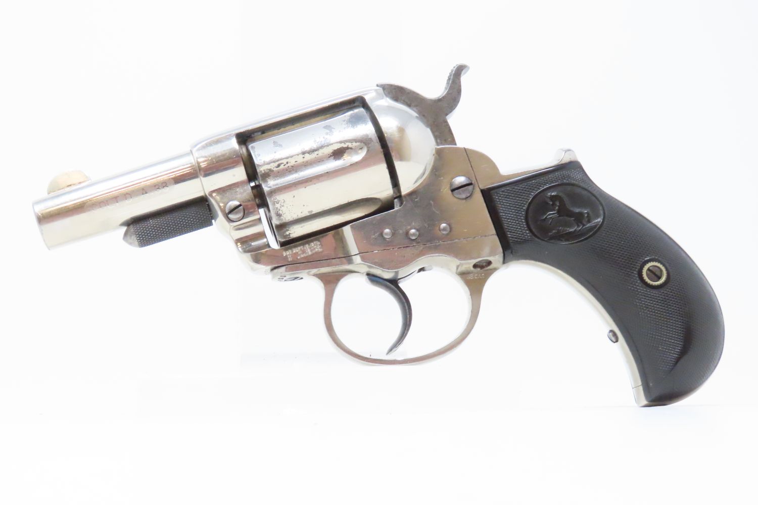 Colt Sheriff’s Model 1877 Lightning Etched Panel Double Action Revolver ...