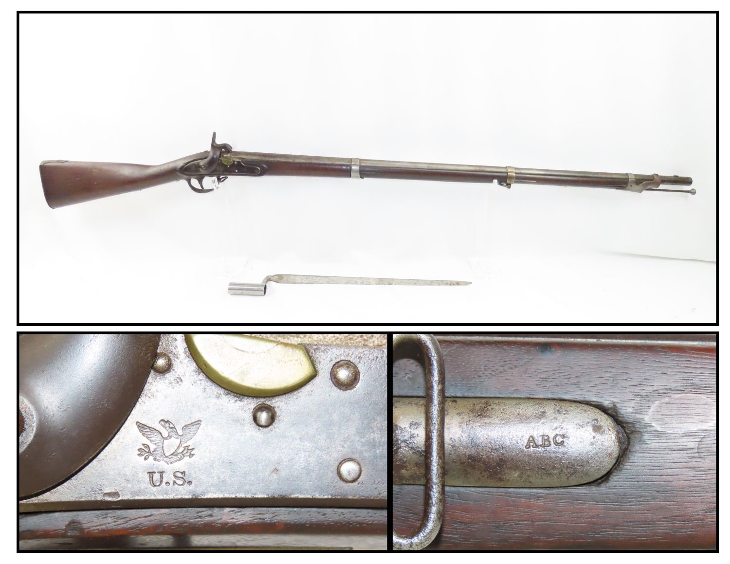 Springfield Model 1816 Conversion Musket with Bayonet 5.24.21 C&R ...