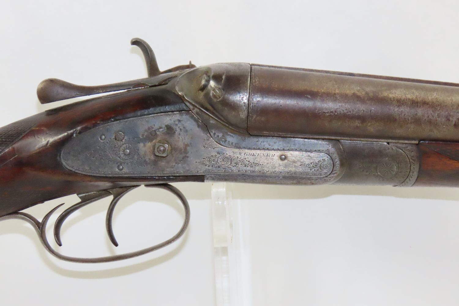 W.W. Greener hammer Shotgun 5.28.21 C&R Antique 021 | Ancestry Guns